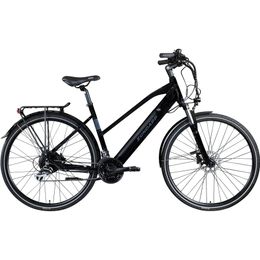 Zündapp E-Bike ZÜNDAPP "Z810" E-Bikes Gr. 50 cm, 28 Zoll (71,12 cm), schwarz (schwarz, grau) E-Bikes