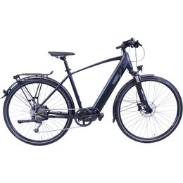E-Bike HAWK Bikes "eTrekking Integrated Gent STEPS" E-Bikes Gr. 50 cm, 28 Zoll (71,12 cm), schwarz E-Bikes