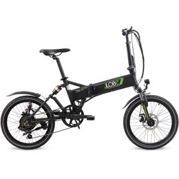 E-Bike Llobe "City III schwarz" E-Bikes Gr. 37 cm, 20 Zoll (50,80 cm), schwarz E-Bikes