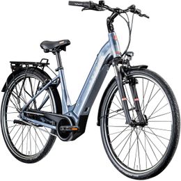 Zündapp E-Bike ZÜNDAPP "Z909" E-Bikes Gr. 46 cm, 28 Zoll (71,12 cm), grau E-Bikes