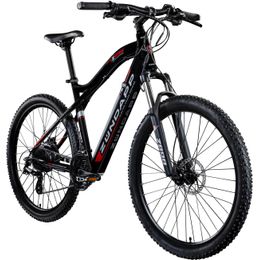 Zündapp E-Bike ZÜNDAPP "Z898" E-Bikes Gr. 48 cm, 27,5 Zoll (69,85 cm), schwarz (schwarz, rot) E-Bikes