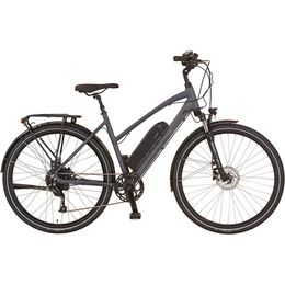 E-Bike Prophete "Entdecker 20.EST.10" E-Bikes Gr. 50 cm, 28 Zoll (71,12 cm), grau (grau matt) E-Bikes