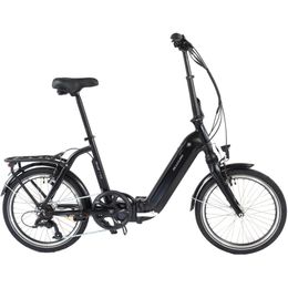 E-Bike Allegro "Andi 7 374" E-Bikes Gr. 42 cm, 20 Zoll (50,80 cm), schwarz E-Bikes