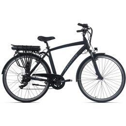 E-Bike Adore "Versailles" E-Bikes Gr. 54 cm, 28 Zoll (71,12 cm), schwarz (schwarz, blau) E-Bikes