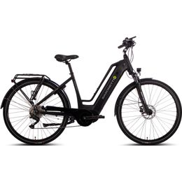 E-Bike SAXONETTE "Quantum Sport" E-Bikes Gr. 50 cm, 28 Zoll (71,12 cm), schwarz E-Bikes
