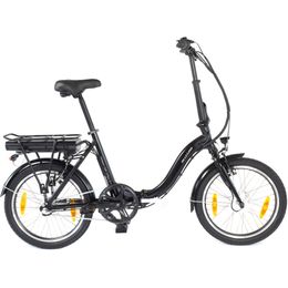 E-Bike Allegro "Compact SUV 3 Plus 374" E-Bikes Gr. 42 cm, 20 Zoll (50,80 cm), schwarz E-Bikes