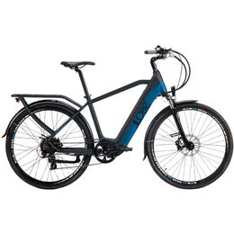 E-Bike Llobe "Yukon Gent 28"" E-Bikes Gr. 51 cm, 28 Zoll (71,12 cm), schwarz (blau, schwarz) E-Bikes