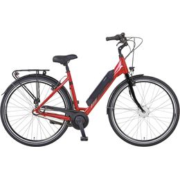 E-Bike Prophete "Geniesser 22.ESC.10" E-Bikes Gr. 50 cm, 28 Zoll (71,12 cm), rot E-Bikes