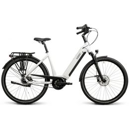 E-Bike HAWK Bikes "Wave 400" E-Bikes Gr. 50 cm, 28 Zoll (71,12 cm), weiß E-Bikes