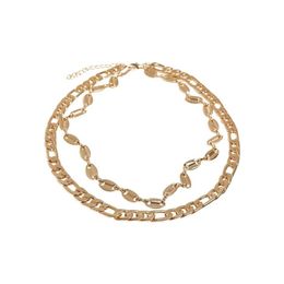 Urban Classics Edelstahlkette Unisex Layering Basic Necklace, goldfarben
