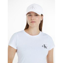 Calvin Klein Jeans Baseball Cap MONOGRAM CAP, weiß