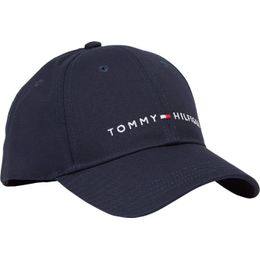 Tommy Hilfiger Snapback Cap Essential Cap Kinder Essential verstellbare Cap mit Branding, blau