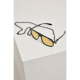 Urban Classics Sonnenbrille Unisex 107 Chain Sunglasses Retro, schwarz