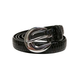 Urban Classics Hüftgürtel Damen Snake Synthetic Leather Ladies Belt, schwarz