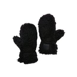 Urban Classics Baumwollhandschuhe Urban Classics Unisex Sherpa Gloves Kids, schwarz