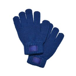Urban Classics Baumwollhandschuhe Urban Classics Unisex Knit Gloves Kids, blau