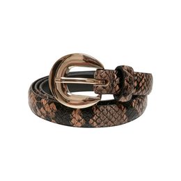 Urban Classics Hüftgürtel Damen Snake Synthetic Leather Ladies Belt, beige