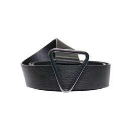 Urban Classics Hüftgürtel Urban Classics Unisex Synthetic Leather Triangle Buckle Belt, schwarz