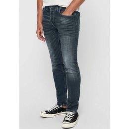 Only & Sons ONLY & SONS Slim-fit-Jeans ONSWEFT REG. D. GREY 6458 JEANS VD, blau