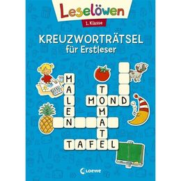 Loewe Verlag Leselöwen Kreuzworträtsel für Erstleser. 1. Klasse (Blau), Kartoniert (TB)