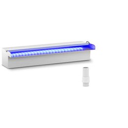 Uniprodo Schwalldusche - 45 cm - LED-Beleuchtung - Blau / Weiß - offener Wasserauslauf UNI_WATER_27