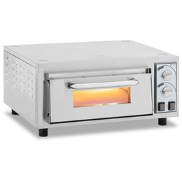 Pizzaofen - 1 Kammer - 2400 W - Ø 40 cm - feuerfester Stein - ROYAL CATERING RCPO-2400-1PS