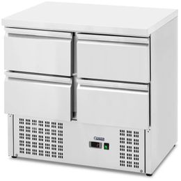 Kühltisch - ROYAL CATERING - 220 L - 4 x GN 1/2 - 90 x 71 cm RCLK-T220-D