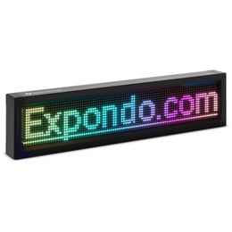 Singercon LED-Laufschrift - 96 x 16 farbige LED - 67 x 19 cm - programmierbar via iOS / Android SIN-ALD-2000