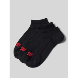 Levi's Socken mit Label-Detail Modell 'LOW CUT BATWING LOGO' im 3er-Pack