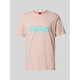 Hugo T-Shirt mit Label-Print Modell 'Dacation'