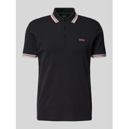 BOSS Green Regular Fit Poloshirt mit Label-Stitching Modell 'PADDY'