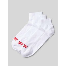 Levi's Socken mit Label-Detail Modell 'MID CUT BATWING LOGO' im 3er-Pack