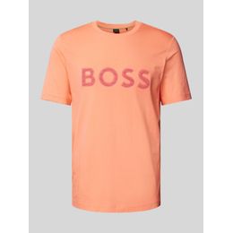 BOSS Green T-Shirt mit Label-Schriftzug