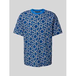 Michael Kors T-Shirt in Mesh-Optik Modell 'KORS MESH'