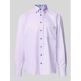 Eterna Comfort Fit Business-Hemd mit Button-Down-Kragen