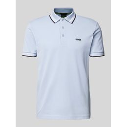 BOSS Green Regular Fit Poloshirt mit Label-Stitching Modell 'PADDY'