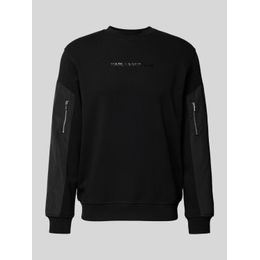 K by KARL LAGERFELD Sweatshirt mit Reißverschlusstaschen