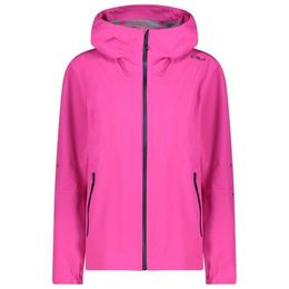 CMP - Women's 2-Layer Jacket with Fix Hood - Regenjacke Gr 34 rosa