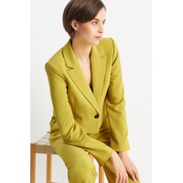 C&A Crop Blazer-Relaxed Fit