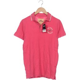 Hollister Herren Poloshirt, pink, Gr. 48