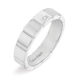 Calvin Klein Fingerring Schmuck Edelstahl Fingerring Herrenring MINIMALISTIC SQUARES, silberfarben