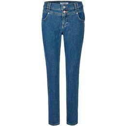 Angels Slim-fit-Jeans SKINNY BUTTON, blau