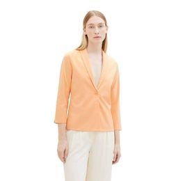 Tom Tailor Kurzblazer mit Schalkragen und 3/4 Arm, orange