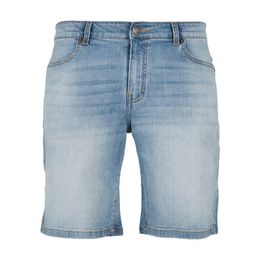 Urban Classics Stoffhose Urban Classics Herren Relaxed Fit Jeans Shorts (1-tlg), blau