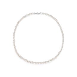 Perlenkette Firetti "Schmuck Geschenk Halsschmuck Halskette Perle" Halsketten Gr. 4 (50), Silber 925 (Sterlingsilber)-Perlen, Länge: 50 cm, bunt (silberfarben, weiß) Damen Perlenketten