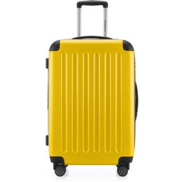 Hartschalen-Trolley Hauptstadtkoffer "Spree" Gr. B/H/T: 36 cm x 55 cm x 21 cm 42 l, gelb Koffer Handgepäck-Koffer