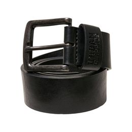 Urban Classics Hüftgürtel Urban Classics Unisex Recycled Imitation Leather Belt, schwarz