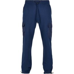 Urban Classics Jogginghose Urban Classics Herren Commuter Sweatpants (1-tlg), blau