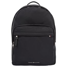 Cityrucksack Tommy Hilfiger "TH SIGNATURE BACKPACK" Gr. B/H/T: 31,5 cm x 44,5 cm x 13,5 cm, schwarz (black) Rucksäcke