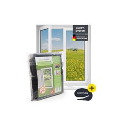 Easy Maxx EASYmaxx Insektenschutz-Fensterrahmen Moskitonetz mit Klettverschluss